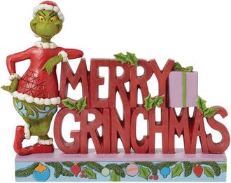 Enesco Weihnachtsfigur Grinch Merry Christmas Jim Shore 6x23xH18 cm