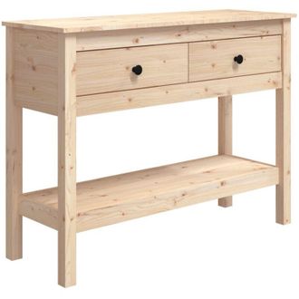 vidaXL Konsolentisch 100x35x75 cm Massivholz Kiefer Vidaxl