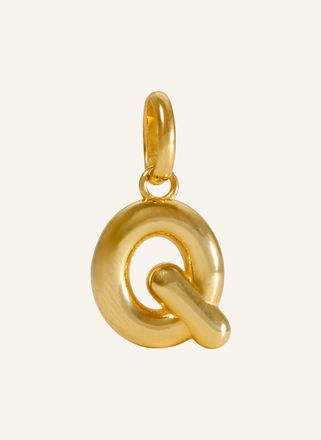 Pompidou Anh&auml;nger Puffy Letter Q By Glambou gold