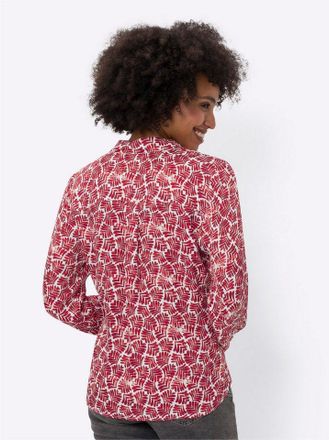 Heine Klassische Bluse Druckbluse Langarm