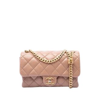 Chanel Pre-owned Classic Flap Crossbody Bag - - Pre-owned - Damen - Beige - ONE SIZE
