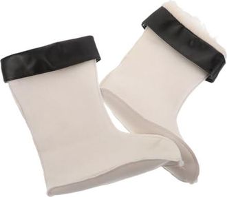 Garneck Doublures Pour Bottes De Pluie Femme Doublures Moelleuses En Polaire Isolation Ultra-chaude 28 Cm Hiver Chaud Polyvalent Pour Bottes Hautes Et Neige
