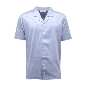Gran Sasso Kurzarmhemd - - Shirts - Herren - Blau - XL