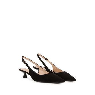 Stuart Weitzman Slingback Stuart Sculpht 35 en cuir su&eacute;d&eacute;