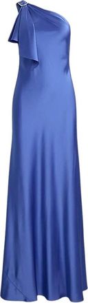 Ralph Lauren Femme, Robes, Bleu, Taille: 38 FR Robe Longue Sans Manches Elzira