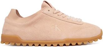 Calvin Klein Sneakers Low Profile Run Mg Sue Db Laces HW0HW03150 Hellrosa