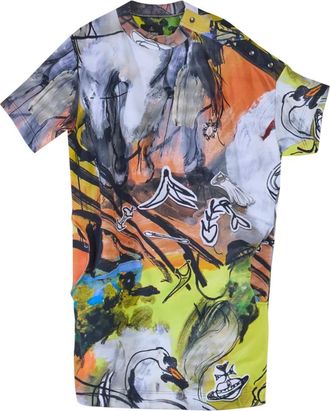 Vivienne Westwood Femme, Robes, Multicolore, Taille: 40 FR Drunken T-shirt Dress