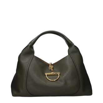 Gucci Femmes Sacs &agrave; bandouli&egrave;re Vert/Cuir For&ecirc;t