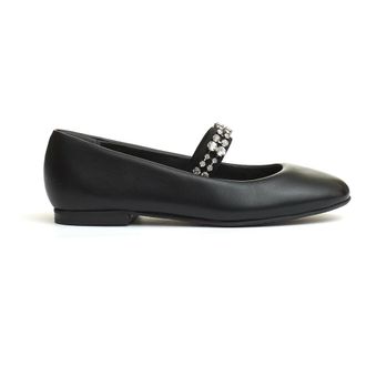 Casadei Ballerinas mit Kristallen - - Shoes - Damen - Schwarzk - 38 1/2 EU
