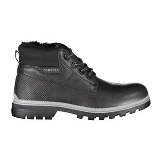 Carrera Femme, Chaussures, Noir, Taille: 38 EU Bottine Femme Noire &agrave; Lacets avec D&eacute;tails Contrast&eacute;s