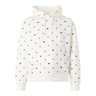 Emporio Armani Homme, Sweatshirts et sweats &agrave; capuche, Blanc, Taille: XL Sweat Blanc Af100131F0085