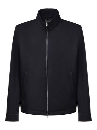 Ermenegildo Zegna Veste Casual - Bleu Fonc&eacute;