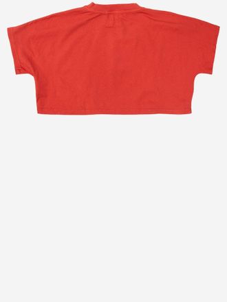 Bobo Choses Girls Cotton T-Shirt Red Organic T-Shirts And Polos