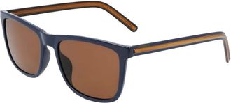 Converse Homme, Accessoires, Bleu, Taille: ONE Size Lunettes de Soleil Bleues Inject&eacute;es