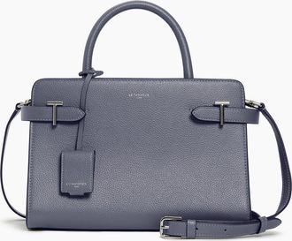 Le Tanneur Sac &agrave; main moyen mod&egrave;le Emilie en cuir grain&eacute;
