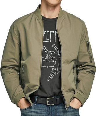 Jack & Jones Herren JJERUSH Bomber NOOS 12165203,Dusky Green,XXL