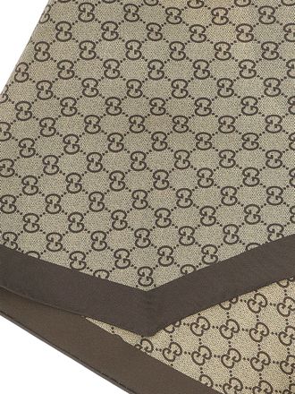 Gucci Womens Beige Silk Foulard Accessory