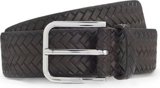 HUGO BOSS G&uuml;rtel aus Rindsleder mit Flechtmuster in