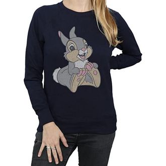 Disney Classic Sweatshirt f&uuml;r Damen (Marineblau)