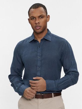 Paul & Shark Hemd 24413322 Dunkelblau Slim Fit