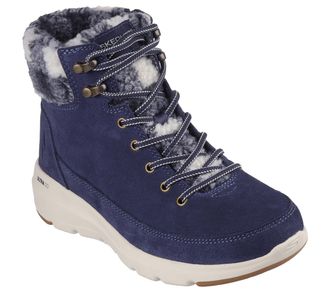 Skechers On the Go Glacial Ultra Damen Timber Boot, Marineblau/Natur, 36.5 EU