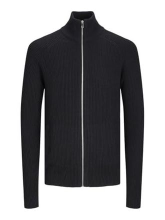Jack & Jones Plus Size Jack&Jones Plus Veste en Tricot pour Homme, Noir, 4XL