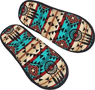 Generic Pantoufle Maison Attrape-R&ecirc;ves Azt&egrave;que Du Sud-Ouest Hiver Chaussures Chaudes Confortable Hiver Pantoufles Unique Chaussons Maison Pour Chambre Camping