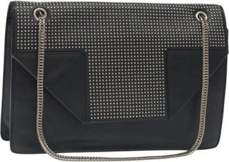 Saint Laurent Pre-owned Cuir sacs-ports-paule - Femme - Pre-owned - Noir - Taille: ONE Size