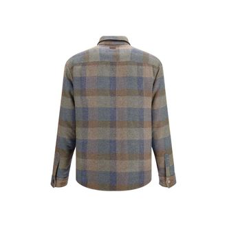 Etro Wool and Cashmere Check Shirt - Multicolor