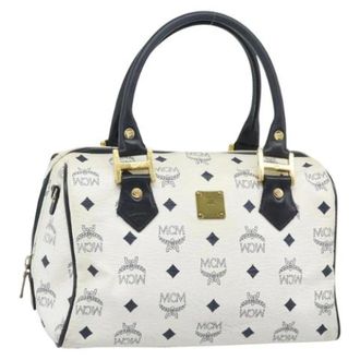 MCM Sac &agrave; main Pre-owned - Femme - Pre-owned - Blanc - Taille: ONE Size