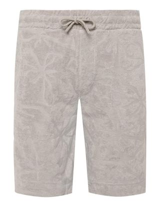 HUGO BOSS Shorts mit floraler Struktur in