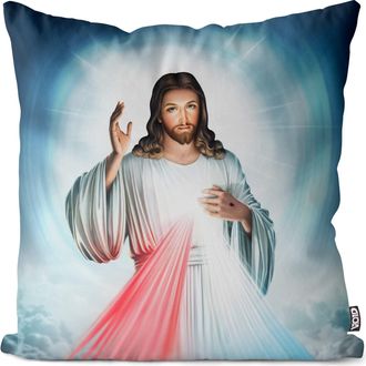 Void Watches Jesus Bild Kissenbezug Kissenhülle Sofakissen Kissen Deko Outdoor-Kissen Dekokissen, Kissen Größe:40 x 40 cm
