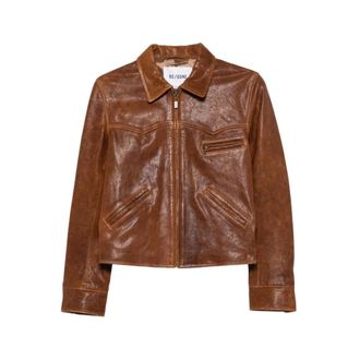 Re/Done Dev Jacket - - Jackets - Damen - Braun - M