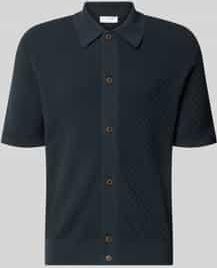 Tiger Of Sweden Regular Fit Poloshirt mit Strukturmuster Modell ARAAWEN