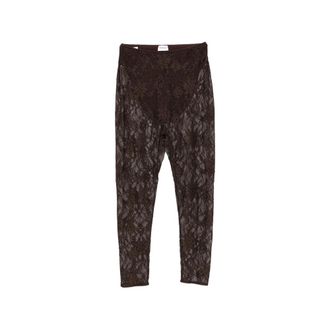 Andamane Loli Lace-pattern Cropped Leggings