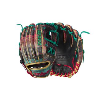 Wilson 2024 Christmas Plaid A2000 1786SS 29,2 cm Infield Baseballhandschuh - Rechtsh&auml;nder