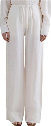 Replay Femme, Pantalons, Blanc, Taille: 36 FR W8131A Wide Pantalons