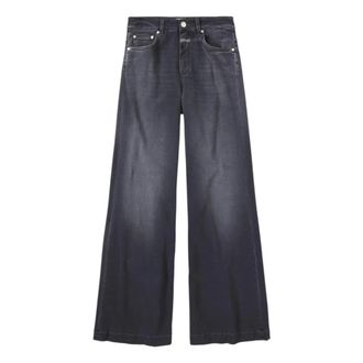 Closed High-Waisted Wide Leg Graue Jeans - - Jeans - Damen - Grau - W25 L32