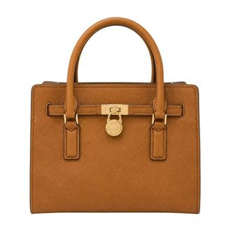 Michael Kors Femme, Sacs, Brun, Taille: ONE Size Michael Kors Sac &agrave; main Hamilton Cuir Marron