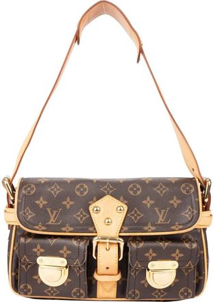 Louis Vuitton Crossbody Bags - Louis Vuitton Canvas Monogram Hudson PM Shoulder B - Gr. unisize - in Bunt - f&uuml;r Damen