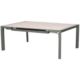 Hesperide Gartentisch 10 Pl&auml;tze Evasion ausziehbar beige Leinen Lorbeerblatt - Hesp&eacute;ride