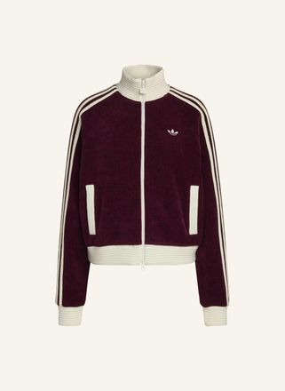 adidas Originals Adidas Originals Adidas Originals Jacke, Velours Knit rot