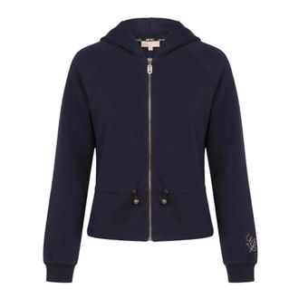 Liu Jo Femme, Sweatshirts et sweats &agrave; capuche, Bleu, Taille: 40 FR ECS Aperta SweaT-shirt