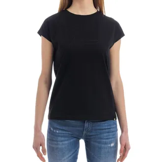Herno Womens Black Cotton T-Shirt