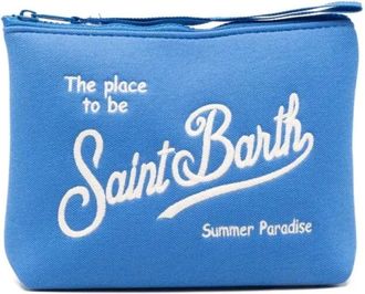 MC2 Saint Barth Femme, Sacs, Bleu, Taille: ONE Size Aline Piquet Clutch