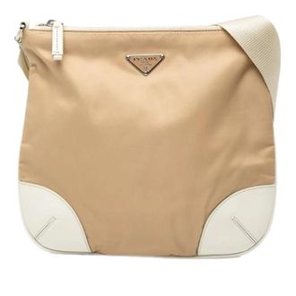 Prada Pre-owned Vintage Crossbody Bag - - Pre-owned - Damen - Beige - ONE SIZE