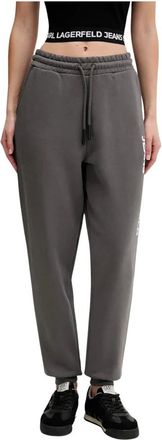 Karl Lagerfeld Damen, Hosen, Grau, MGr&ouml;&szlig;e