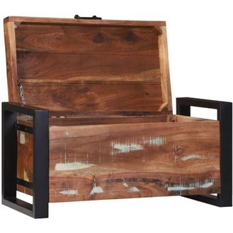 vidaXL Aufbewahrungstruhen Braun 60 x 30 x 30 cm Massivholz Altholz Vidaxl