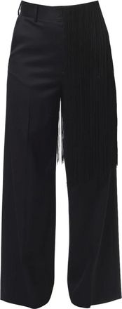 Maison Margiela Femme, Pantalons, Noir, Taille: 34 FR Wide Pantalons