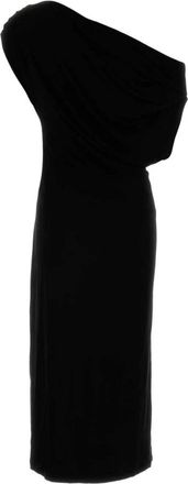 Co Femme, Robes, Noir, Taille: 40 FR Robe drap&eacute;e asym&eacute;trique en jersey
